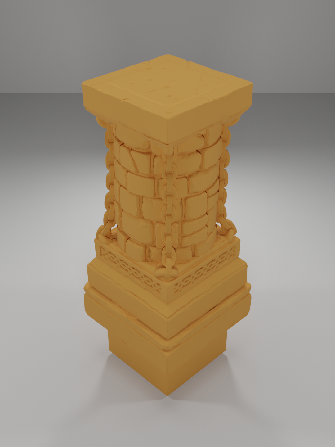 Column Square - The Ultimate Dungeon - Dungeon Blocks | Miniature Makes