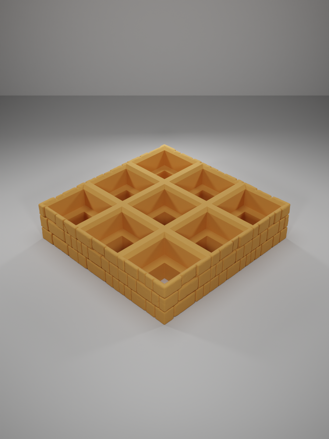 Level Grid 3x3 - The Ultimate Dungeon - Dungeon Blocks | Miniature Makes